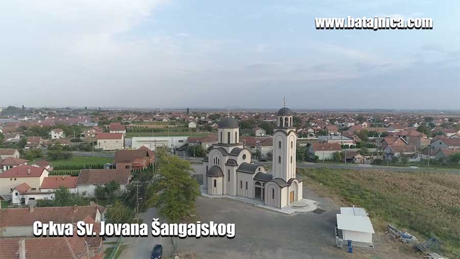 VIDEO: Batajnica - crkva Svetog Jovana Krstitelja Šangajskog