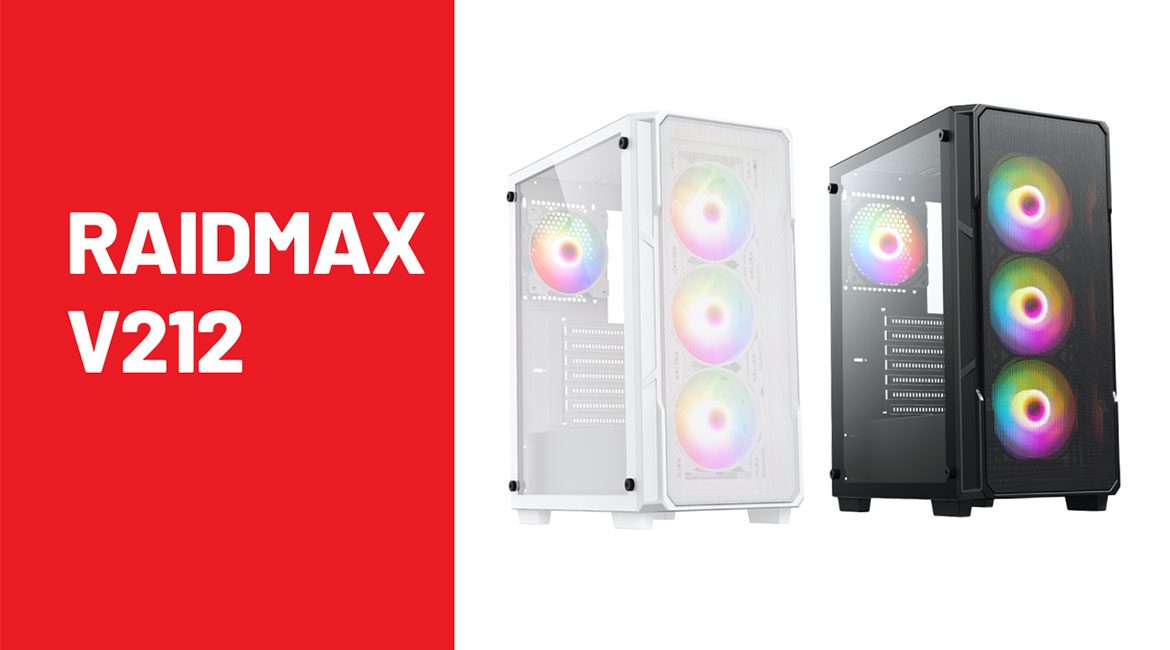 Raidmax V212: Moćan izgled, odličan airflow i RGB ventilatori | Batajnica